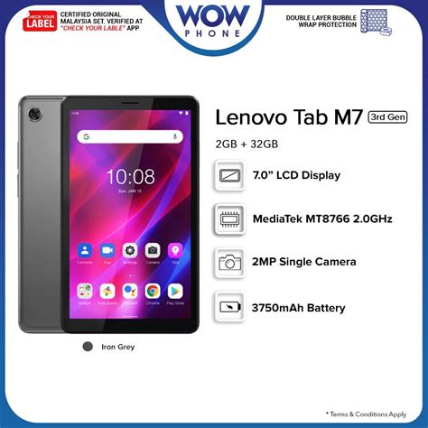 Lenovo Tab M Rd Gen Price In Malaysia Specs Rm Technave