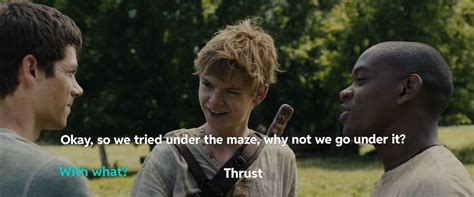 When Newt Comes Up With An Escape Plan R MazeRunner