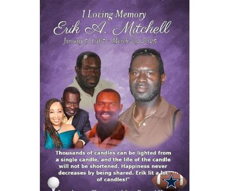 Erik A Mitchell Sr Obituary 2025 Kaufman Tx Thomas And Sons Funeral Home Kaufman