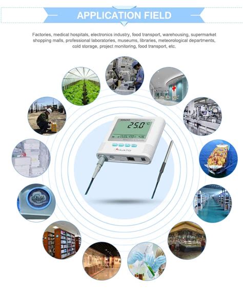 Ethernet Tcpip Thermometer Data Logger For Realtime Monitoring