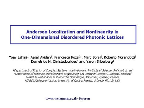 Anderson Localization And Nonlinearity In Onedimensional Disordered