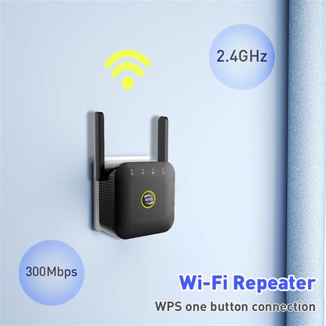 300mbps Wi Fi Repeater Signal Amplifier With Ethernet Port 24ghz For