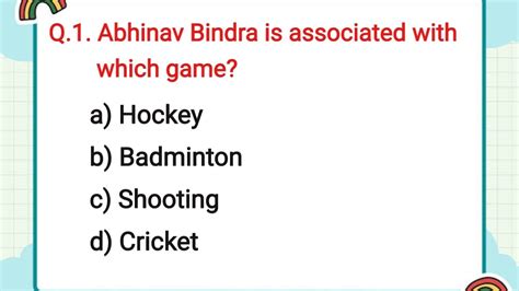abhinav bindra gk quiz gk on abhinav bindra shooter in english an
