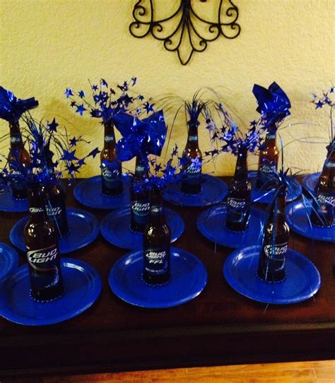 Male Birthday Centerpiece Ideas