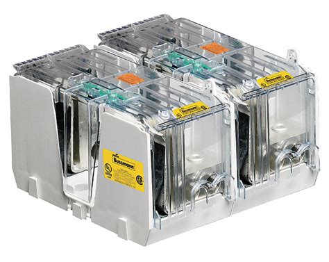 BUSSMANN Open Block Design Pole Fuse Block P JM CR Grainger