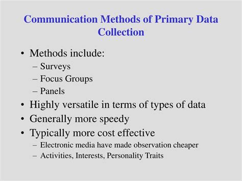 Ppt Primary And Secondary Data Powerpoint Presentation