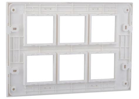 White 12 Module Modular Plate At ₹ 100piece Anchor Switch Plate In