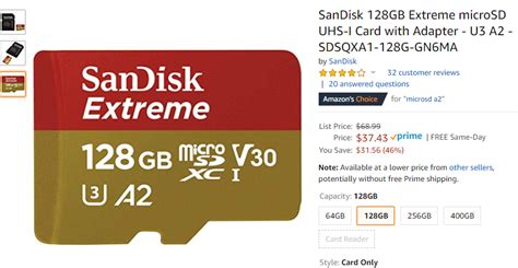Update Lowest Price The Fastest 128gb Microsd Card You Can Buy For