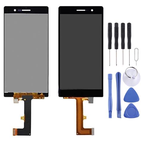 In For Huawei Ascend P Lcd Touch Pad Digitizer Assembly Black