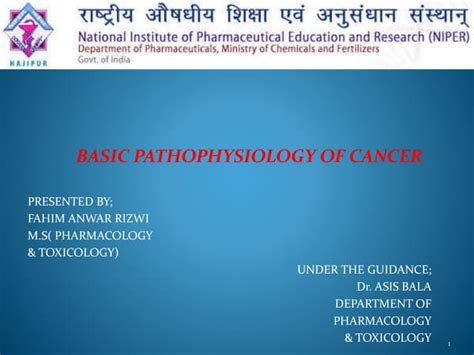 Basic Pathophysiology Ofcancerbyfahim Pptx