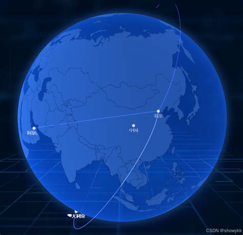 Echarts3d全球地图飞线效果echarts3d地图 Map3d 飞线 Csdn博客