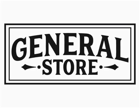 General Store Svg Vintage Farmhouse Decor Svg Unlimited Commercial