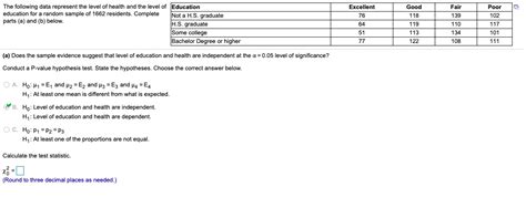 Solved How Do I Get The Test Statistic I Struggle A Lot In Chegg Com
