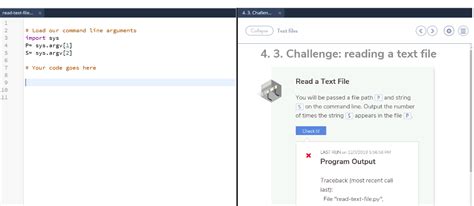 Solved Read Text File 43 Challenx Load Our Command