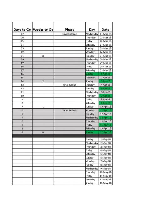 Excel Sample Sheet 41503 Training Log Template Edited