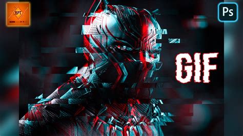 Photoshop Tutorial How Easy To Create GLITCH ANIMATION EFFECT YouTube