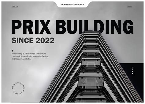 Prix Architechtual Ui Design Architechture Web By Nicki Pirhadi