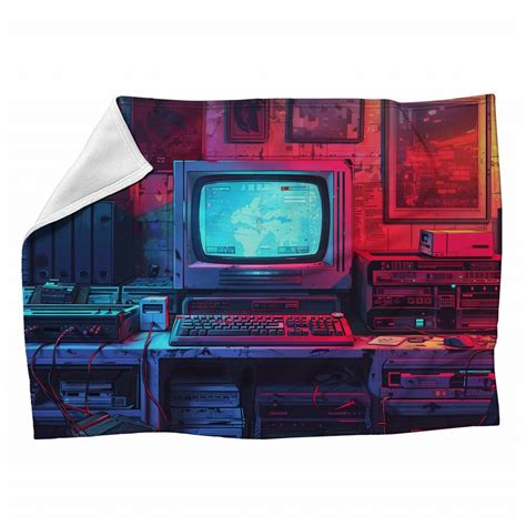 Visiondecor Computer Setup Fleece Blanket Wayfair