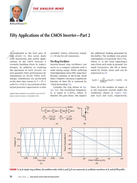50 Applications Of Cmos Inverter Pdf Electronic Oscillator Power Inverter