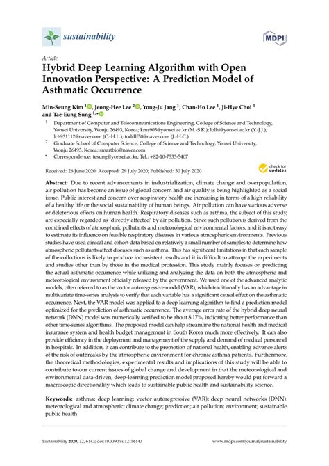 Pdf Hybrid Deep Learning Algorithm With Open Innovation Perspective
