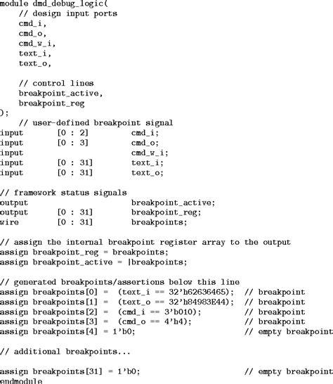 Figure 4 From High Level Abstractions And Modular Debugging For Fpga