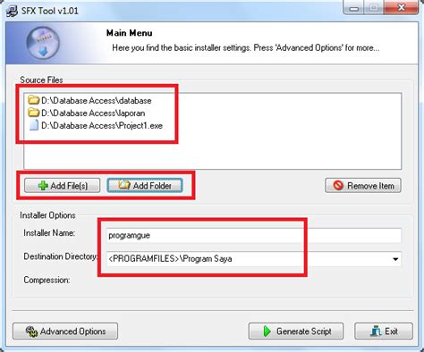 Membuat File Instalasi Delphi Dan Database Access Tutorial Delphi