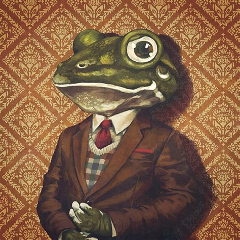 Portrait Of Mr Frog Behance