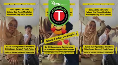 Keliru: Video Guru SMP di Grobogan yang Berciuman dengan Siswanya - Cek Fakta Tempo.co