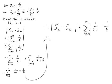 Proving The Convergence Of A Series With Cauchy Criterion R Askmath