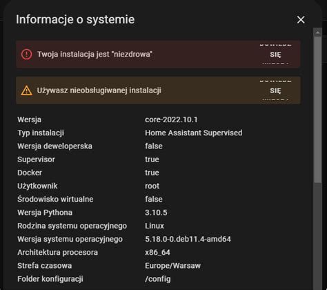 Error Updating Home Assistant Core Homeassistantcoreupdate Blocked