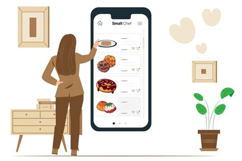 Premium Vector Vector Girl With App On Smartphone Renting Car Using Car Sharing App On Phone