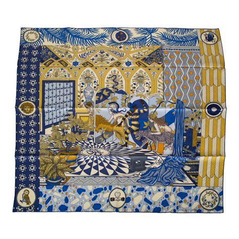 Hermes La Danse Des Amazones Silk Twill Scarf 90cm