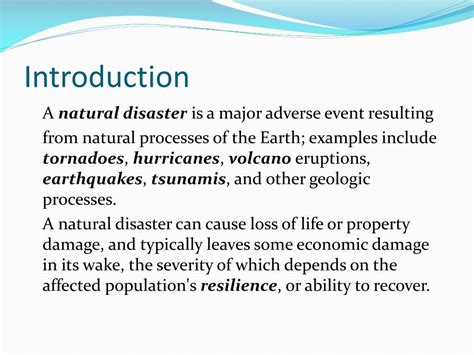 Ppt Natural Disasters Powerpoint Presentation Free Download Id2753939