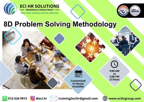 8d Problem Solving Methodology Eci Hr Solutions Training And Consultancy