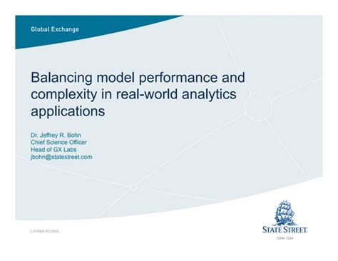 balancing model performance and complexity in real world analytics