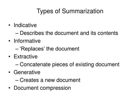Ppt Speech Summarization Powerpoint Presentation Free Download Id