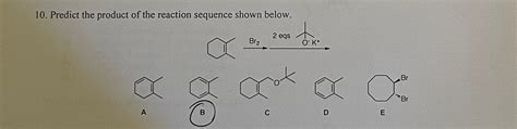 Solved Predict the product of the reaction sequence shown | Chegg.com