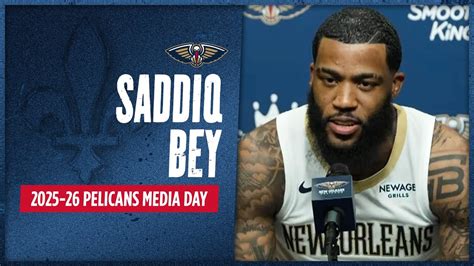 Saddiq Bey Interview From 2025 Pelicans Media Day New Orleans
