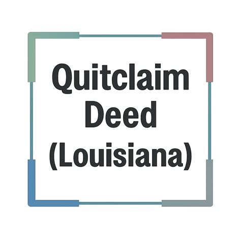 Quitclaim Deed Louisiana Select Parish Lawyerdrafted
