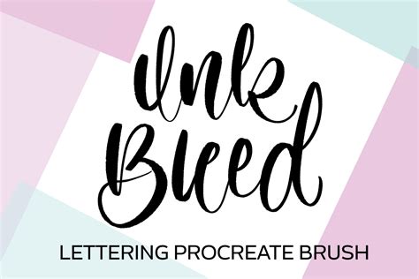 Ink Bleed Procreate Brush Procreate Brushes ~ Creative Market