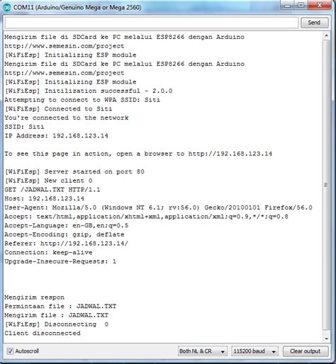 Mengirim File Di SDCard Ke PC Melalui ESP Dengan Arduino Semesin