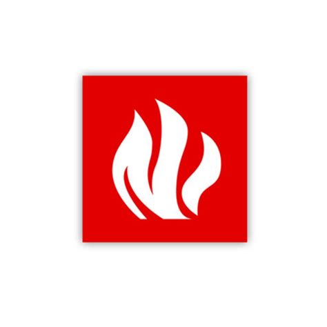 Flame Symbol Label Comprehensive Safety Signs And Labels For Every Environment