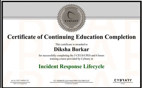 Diksha Borkar On Linkedin Cybrary Cybrary Cybrary Learning Cybersecurity