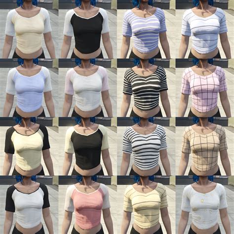 Simple Top Textures For Mp Female Gta5