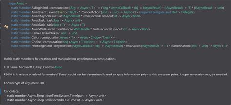 Potential Regression In Overload Resolution For Asyncsleep · Issue