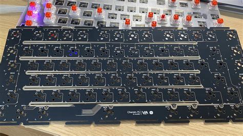 Cherish 75 75 Gasket客制化机械键盘 立创开源硬件平台