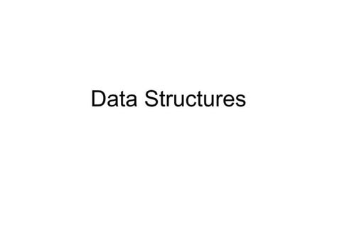 Python Data Structures And Algorithms Pptx