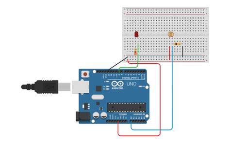 Circuit Design 11b Analog Input Photoresistor Tinkercad