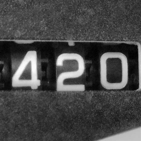 Vintage Odometer Clock