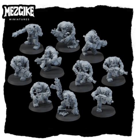Orc Shoota Gruntz Multi Part Set Lokens Miniatures